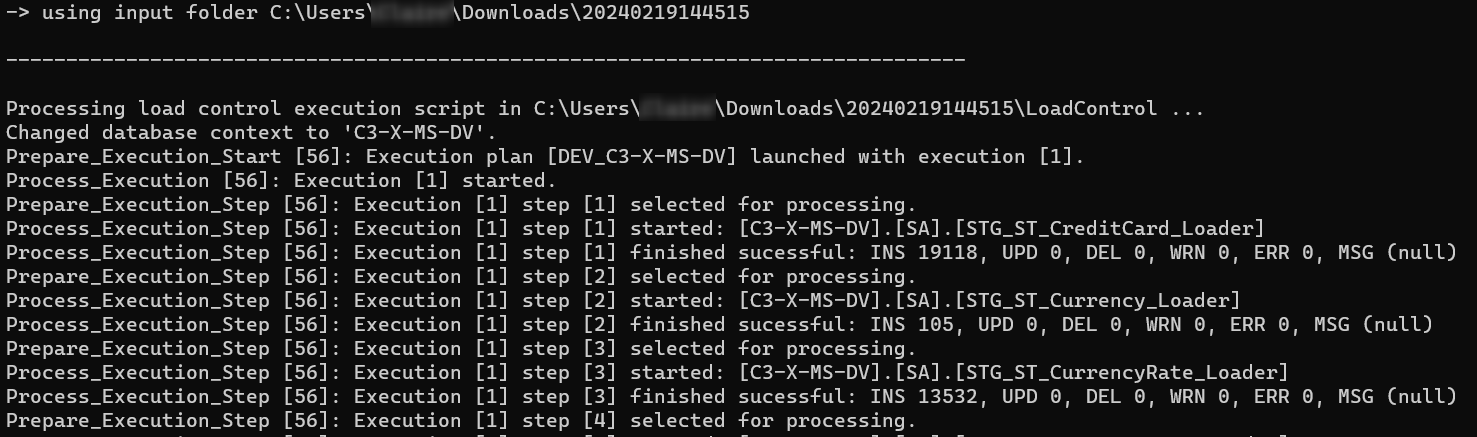 Microsoft SQL Server - Load data - Native Load Control - 1.10