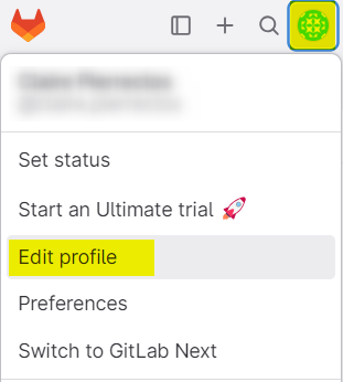 Generate a PAT (Personal Access Token) on GitLab