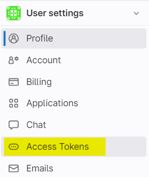 Generate a PAT (Personal Access Token) on GitLab