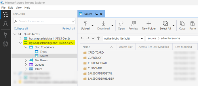 Azure Synapse - Target environment