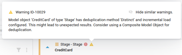 No incremental load with a Deduplication (Business Rule)